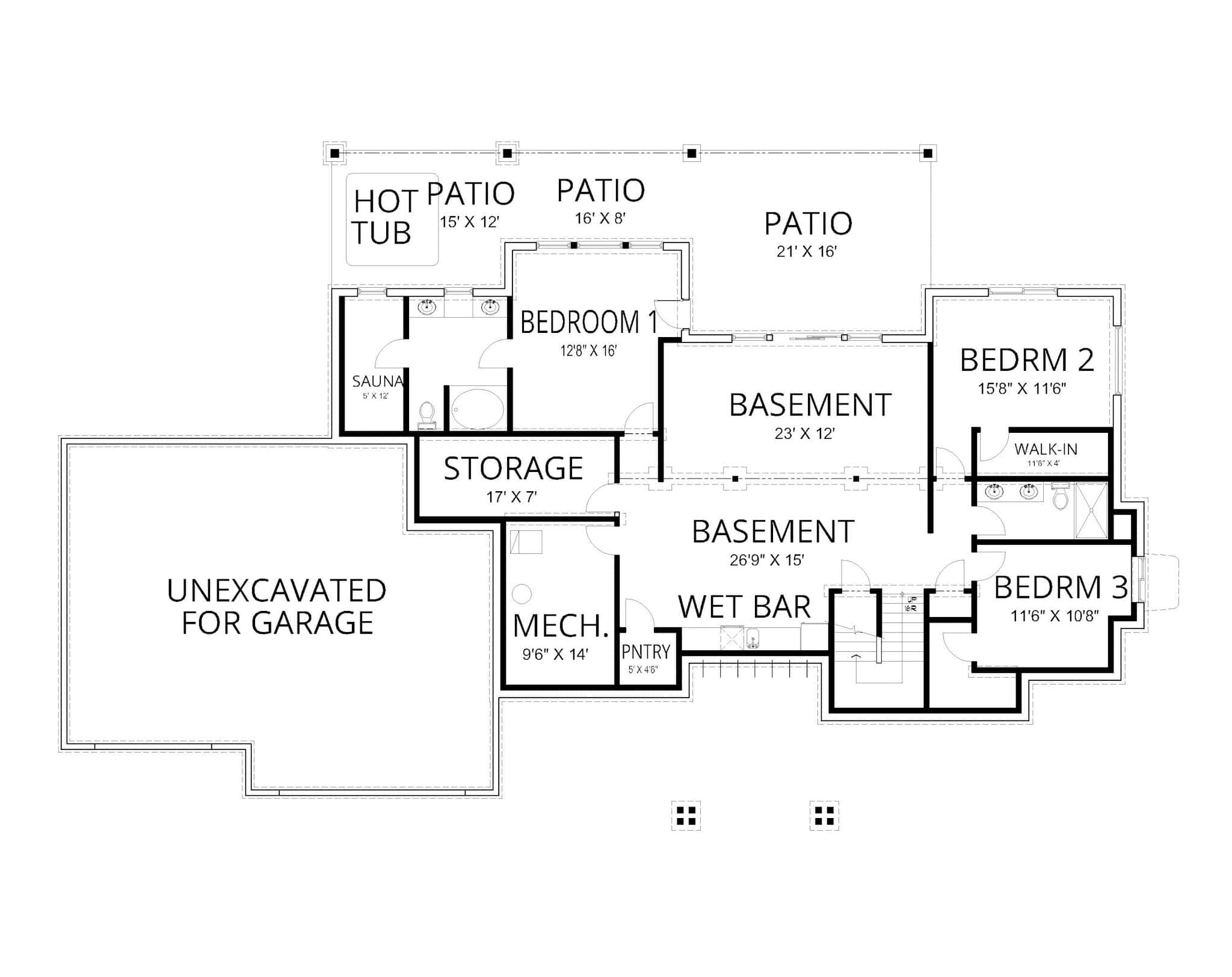 Craftsman House Plan, 2-5 Bedrms, 2-4 Baths, 2174-4348 Sq Ft #162-1108